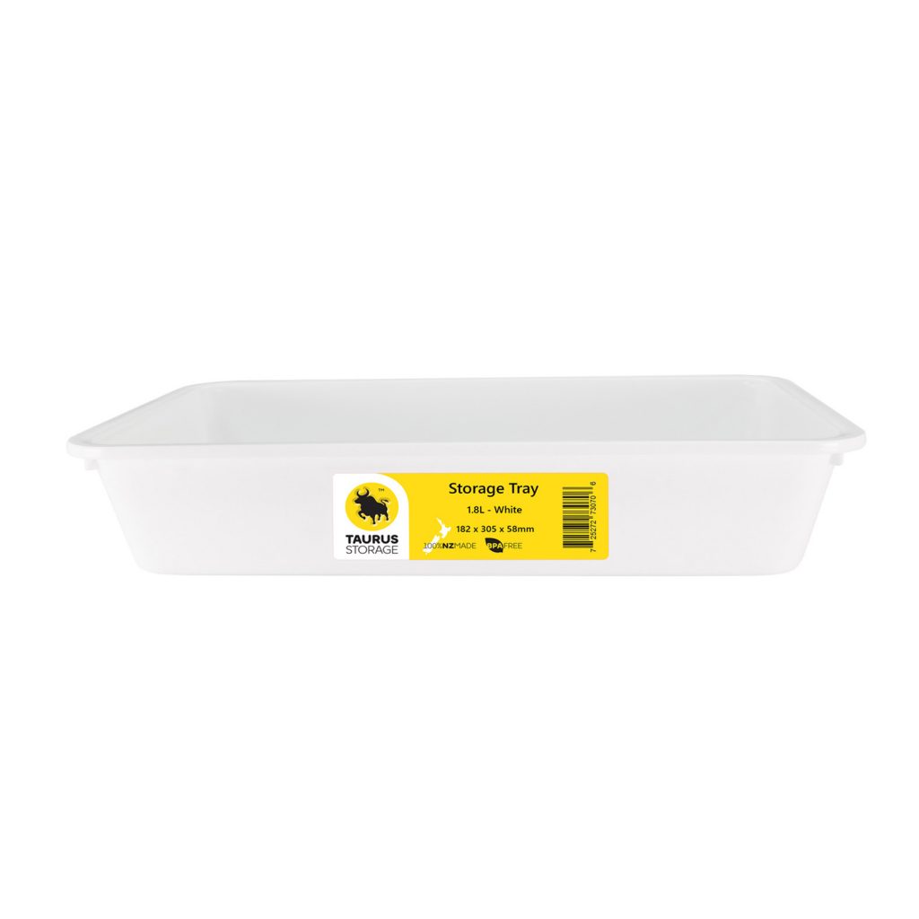 Taurus Polypropylene Food Storage Tray Quarter 1.8L | Chef's Complements