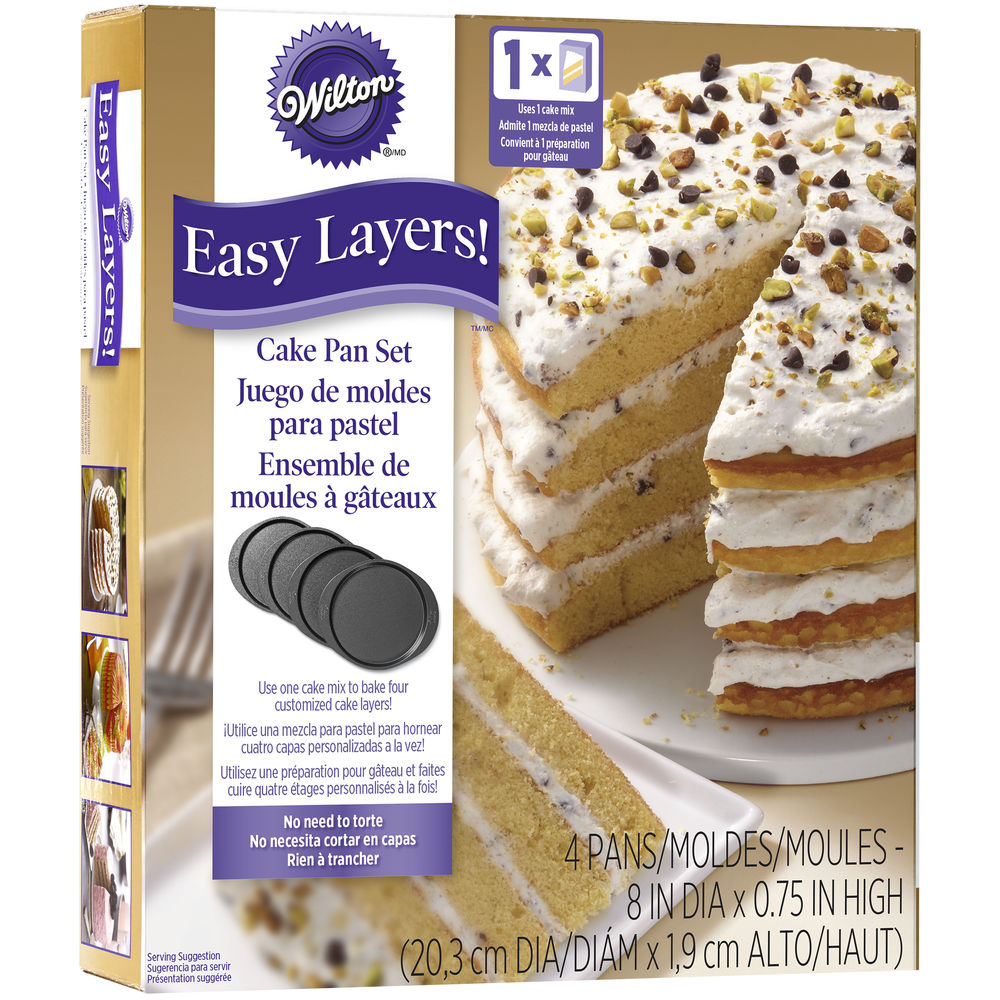 Wilton Easy Layers! 15cm Cake Pan Set 5 Piece | Chef's Complements
