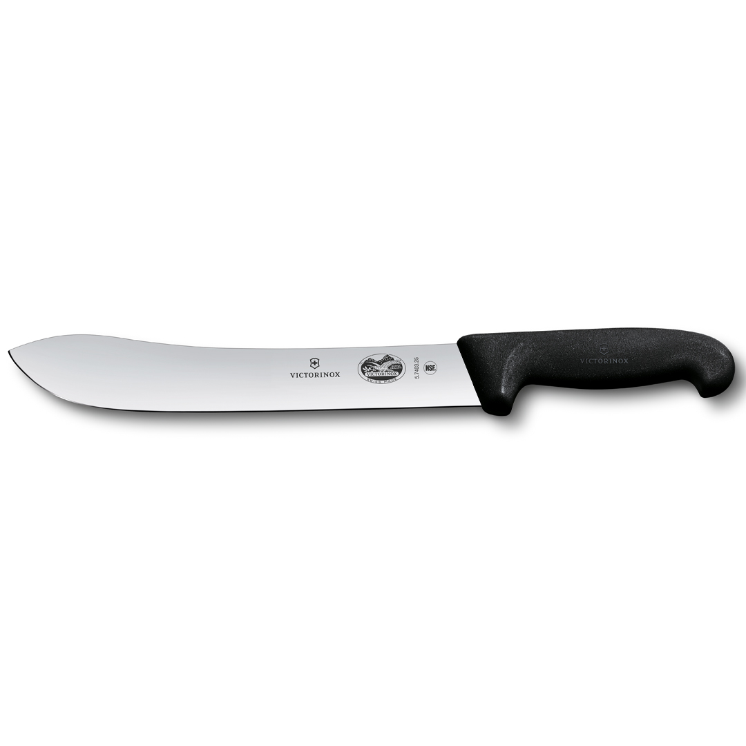 Victorinox Fibrox Butchers Knife Black 31cm | Chef's Complements