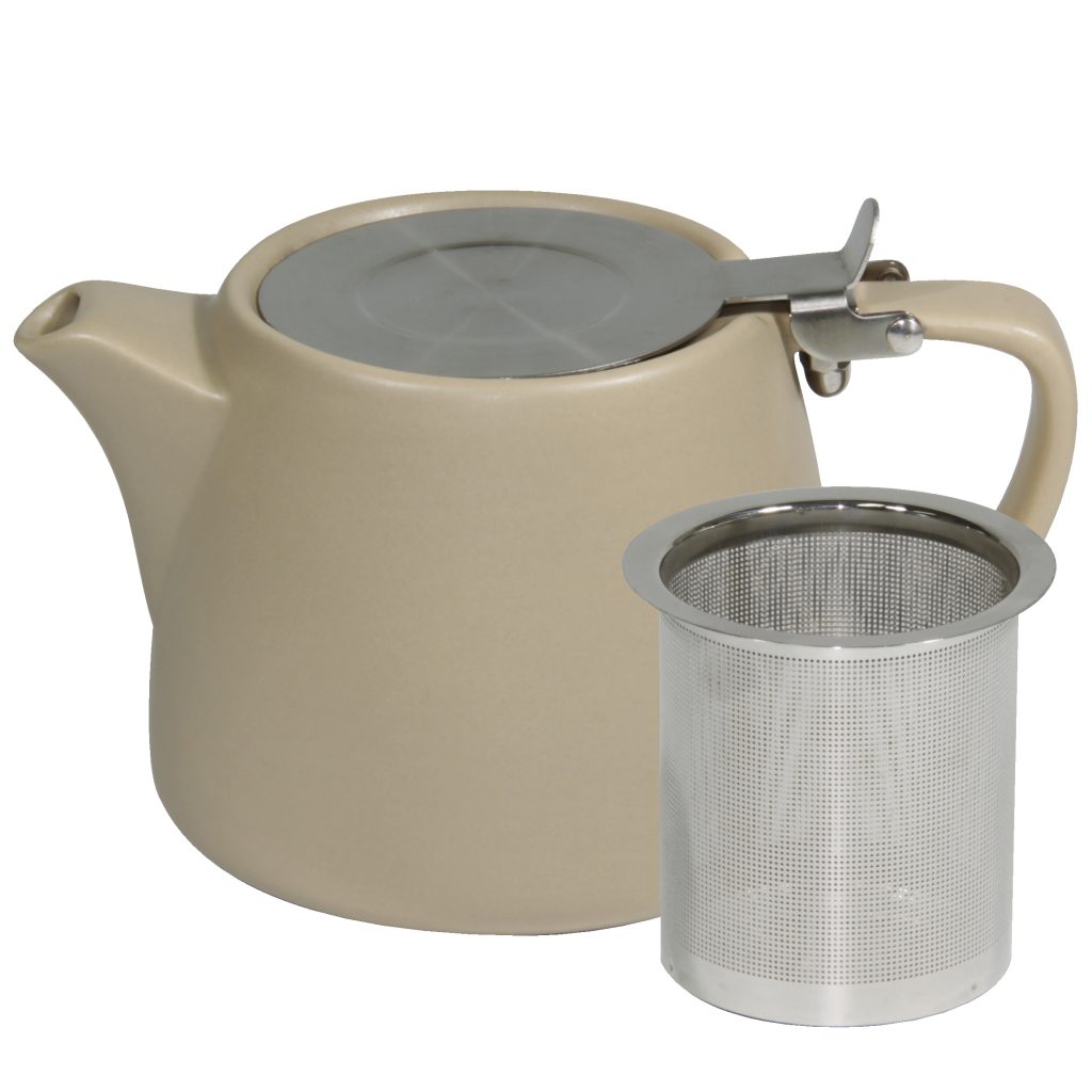 Bevande Tealeaves Teapot with Infuser Stone (2 Sizes) - Chef's Complements