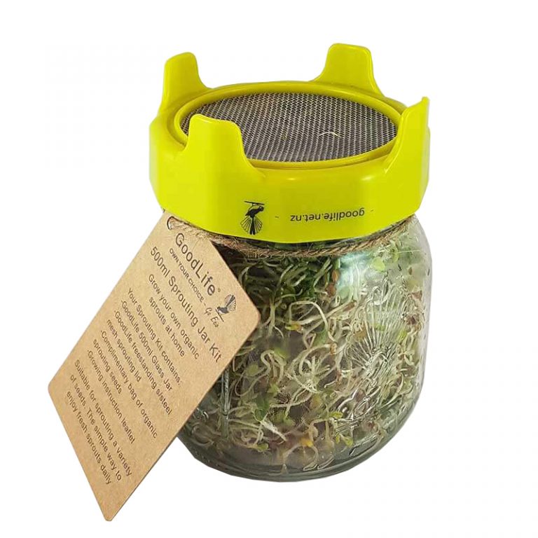 GoodLife Sprouting Jar Kit 500ml - Chef's Complements