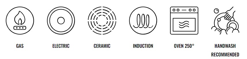 BEKA Nori Cast Iron Oval Dutch Oven 31cm | Chef's Complements