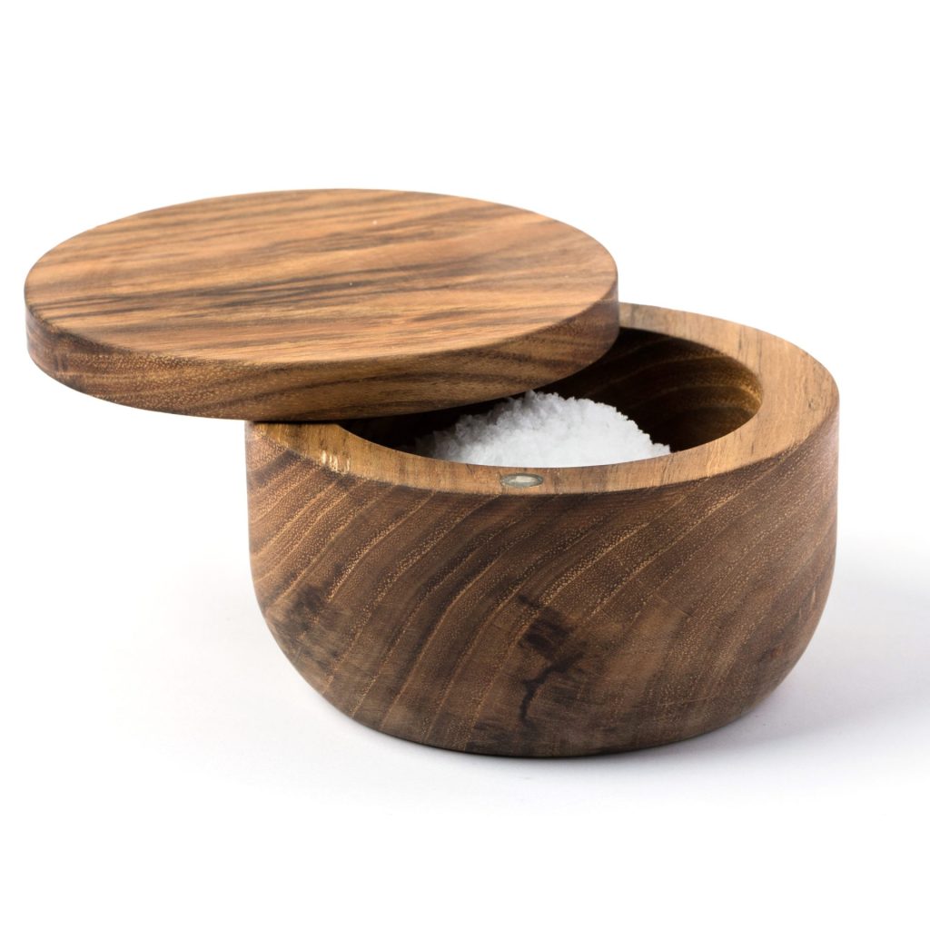 Ladelle Essentials Salt Cellar Charcoal 10x11.5cm | Chef's Complements