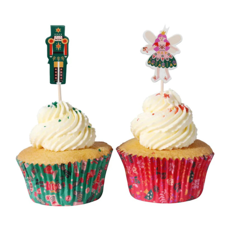PME Cupcake & Topper Set Nutcracker Pack of 24 | Chef's Complements