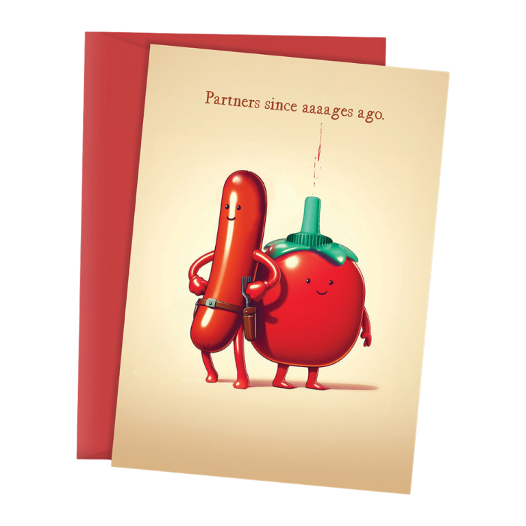 Blackwell Press Partners Since Aaaages Ago Card | NZ