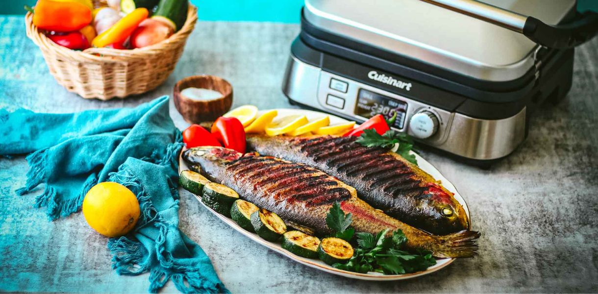 Whole Grilled Stuffed Rainbow Trout | Chef's Complements