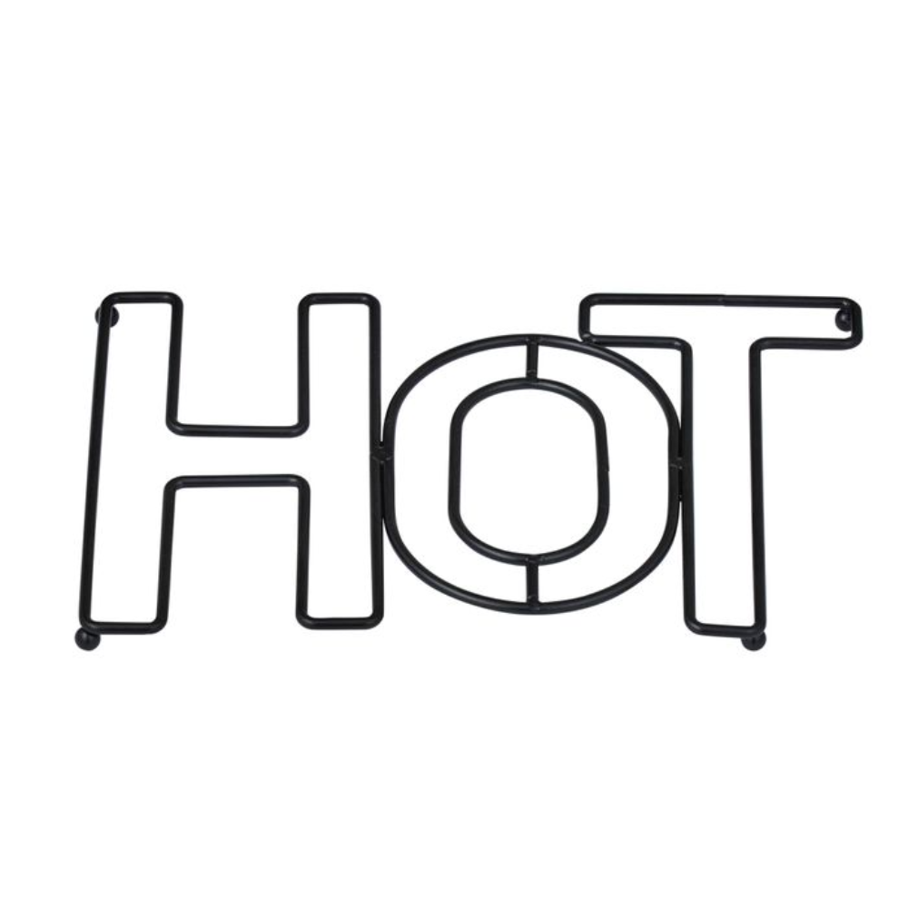 HOT Metal Trivet 24.5cm | Black