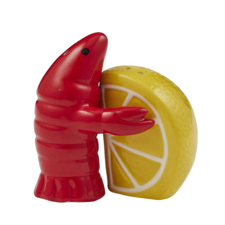 Assemble Prawn & Lemon Ceramic Salt & Pepper | 2 Piece Set