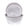 Cake Craft 408 Foil Baking Cups 72 Pack Silver | Chef's Complements