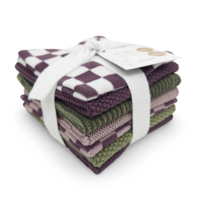Ecovask Daily Use Dish Cloths 7 Pack Lilah | Chef's Complements