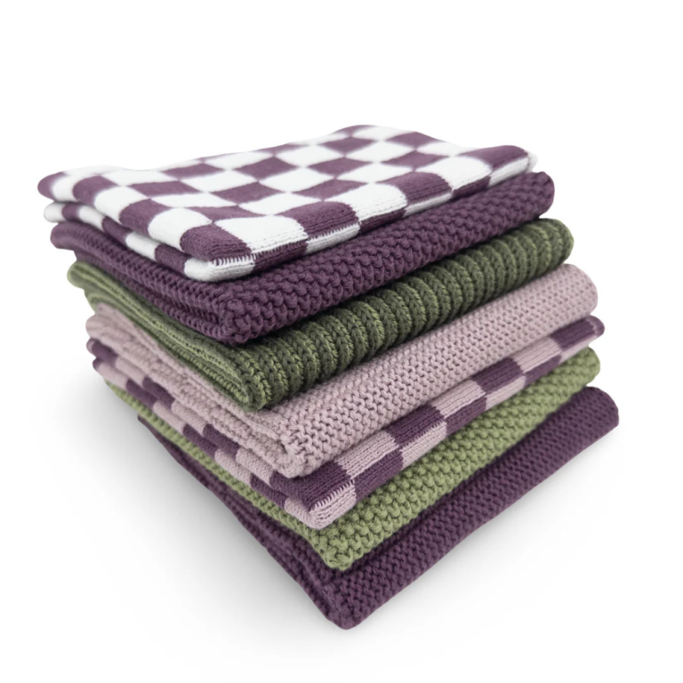 Ecovask Daily Use Dish Cloths 7 Pack Lilah | Chef's Complements