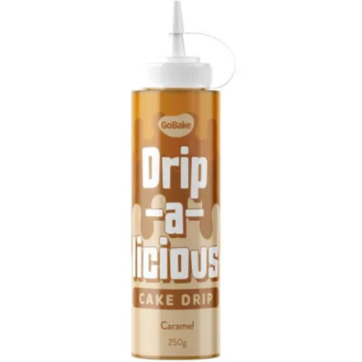 GoBake Drip-A-Licious Cake Drip Caramel 250g | Chef's Complements
