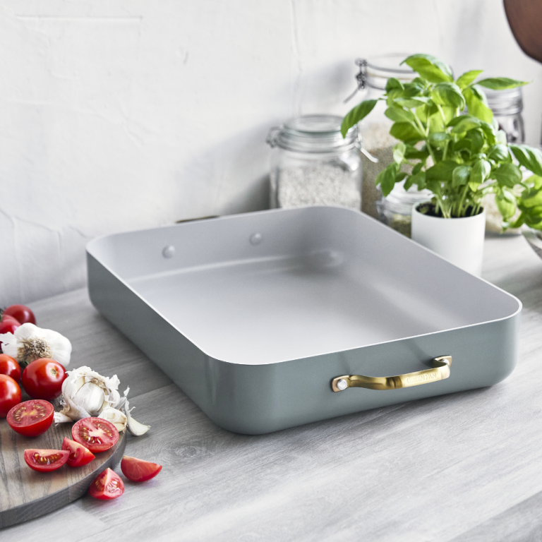 GreenPan Padova Roasting Pan | Smokey Blue