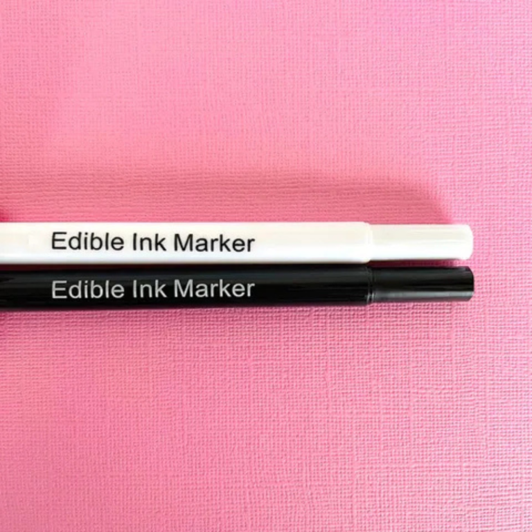 VIVID Edible Matte Markers B&W Set of 2 | Chef's Complements