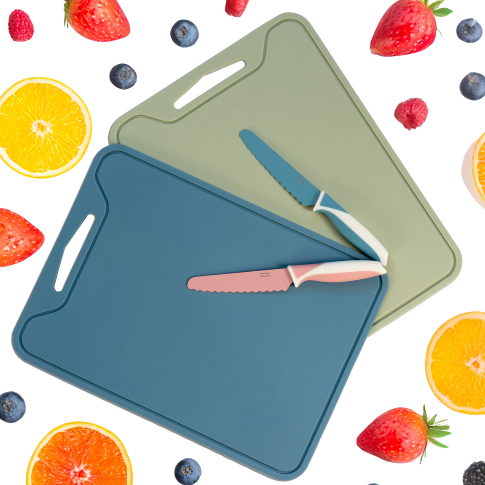 KiddiKutter Silicone Cutting Board | Sage